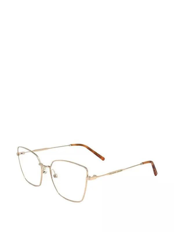 Marc Jacobs Geometric-frame Tortoiseshell-effect Glasses