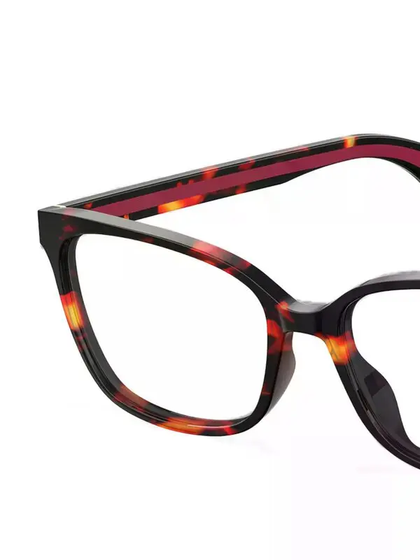 Marc Jacobs Tortoiseshell-effect Rectangle-frame Glasses
