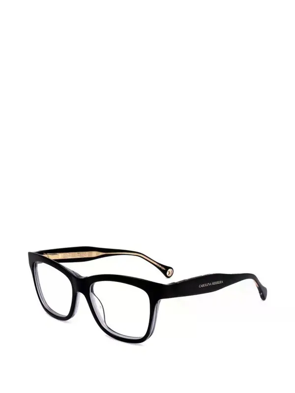 Carolina Herrera Square Frame Eyeglasses - Black