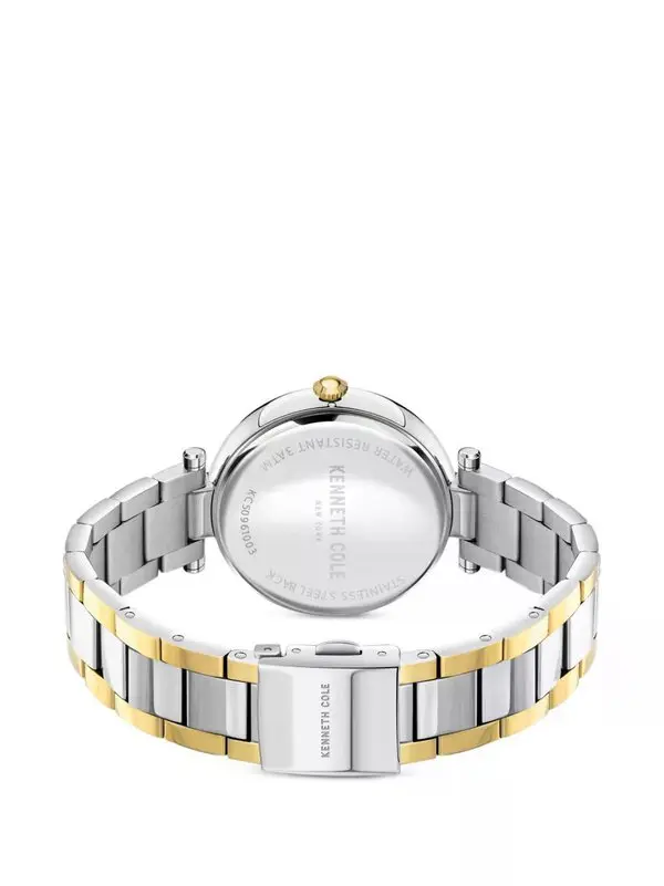 KENNETH COLE Crystal-embellished Sunray Watch