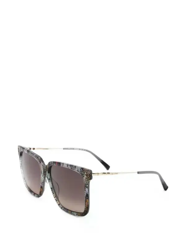 Missoni Patterned Square-frame Sunglasses