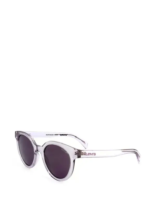 LEVI'S Logo-detail Round-frame Sunglasses