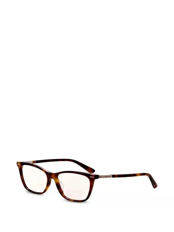 Calvin Klein Tortoiseshell-effect Square-frame Glasses