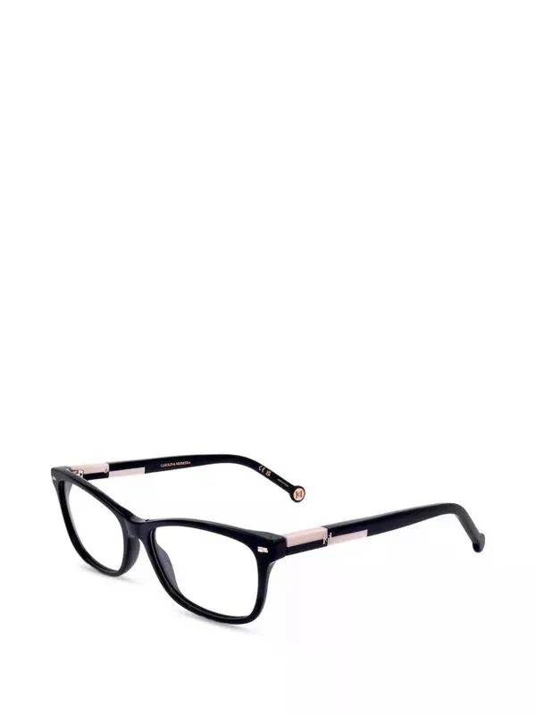 Carolina Herrera Rectangle-frame Glasses - Black