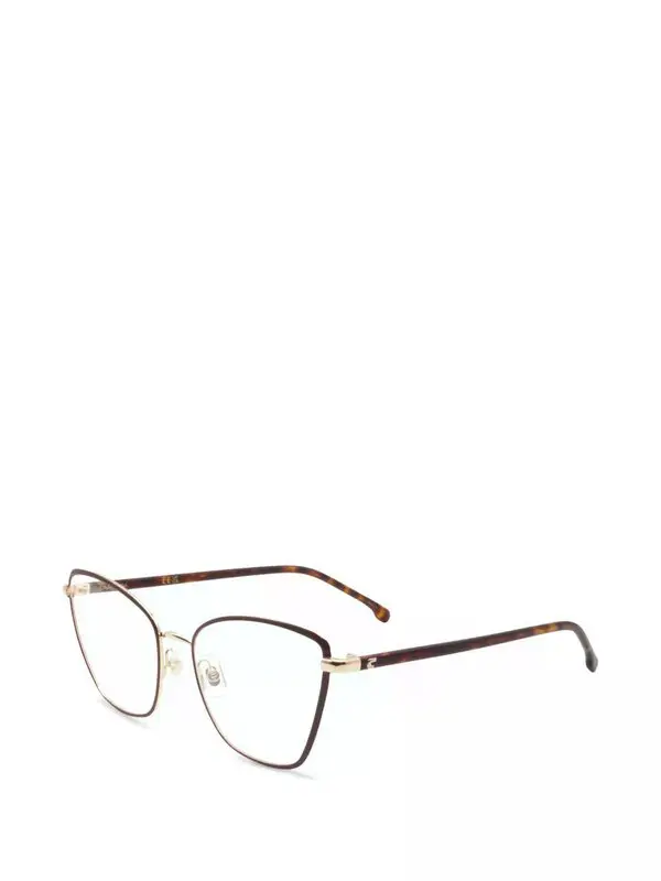 Carrera Eyewear Geometric Frame Eyeglasses - Brown