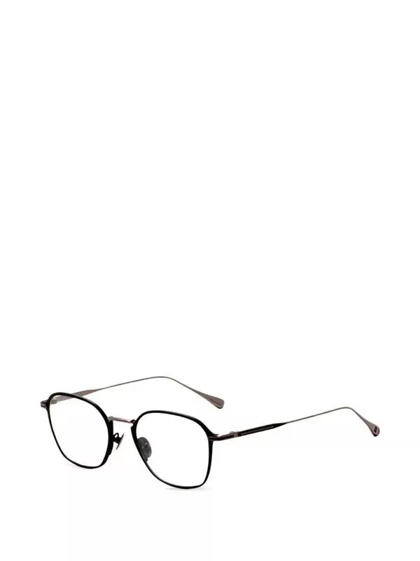 John Varvatos Geometric-frame Glasses - Black
