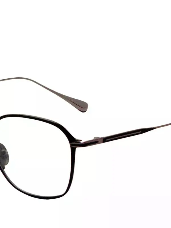 John Varvatos Geometric Frame Eyeglasses