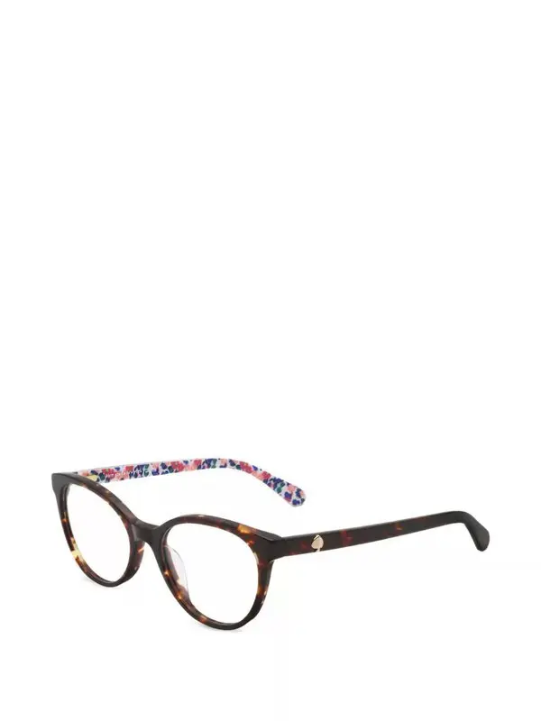 Kate Spade New York Gela Tortoiseshell Round-frame Glasses
