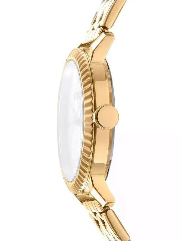 Dkny Fluted Bezel Logo Dial 36mm Watch