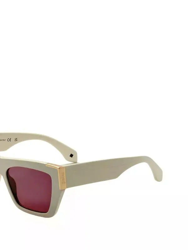 Palm Angels Hollywood Rectangle Sunglasses - Neutrals