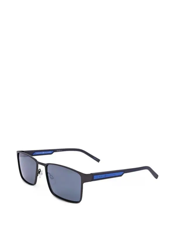 Tommy Hilfiger Matte-finish Rectangle-frame Sunglasses