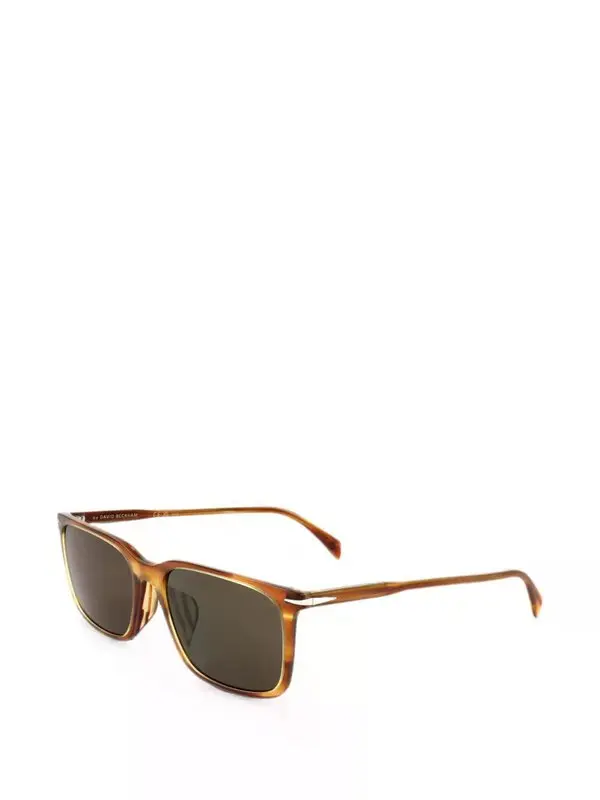 DB EYEWEAR BY DAVID BECKHAM Horn-effect Square-frame Sunglasses