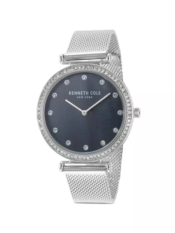 KENNETH COLE Classic Crystal-embellished 36mm Watch