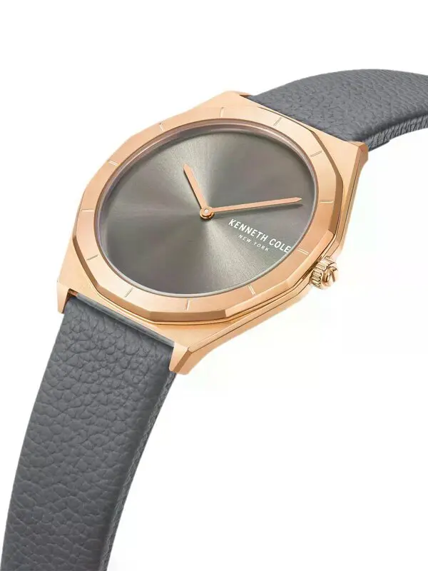 KENNETH COLE Classic Leather-strap 41mm Watch