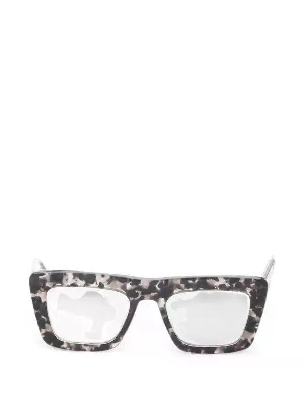 Thom Browne Tortoiseshell-effect Square-frame Glasses