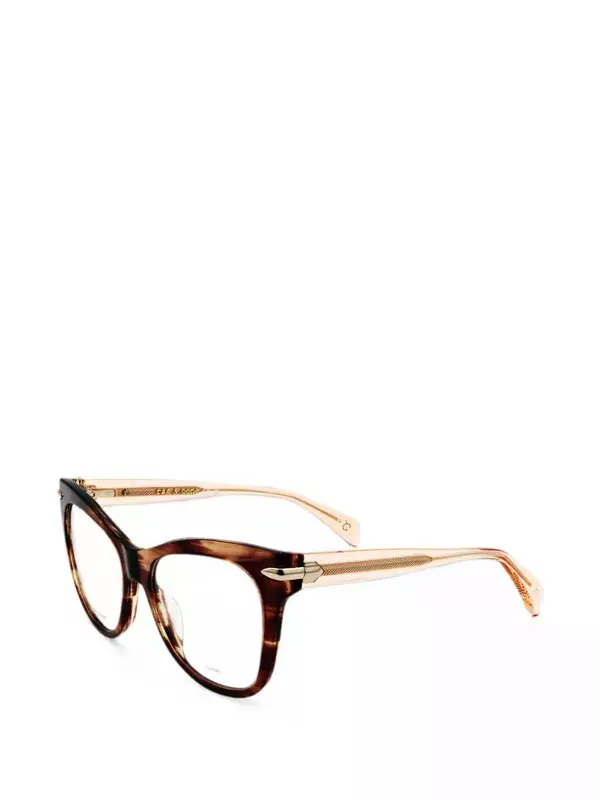 Rag & Bone Cat-eye Horn-effect Glasses