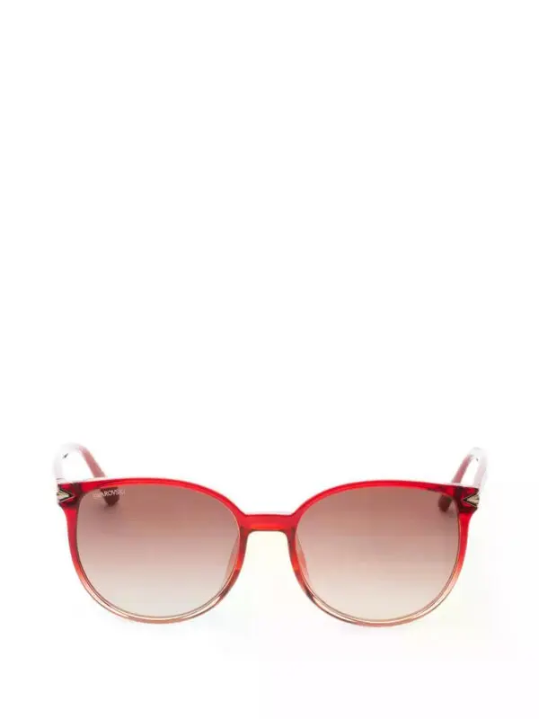 SWAROVSKI Crystal-embellished Round-frame Sunglasses