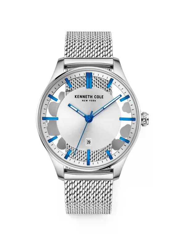 KENNETH COLE Mesh-strap 42mm Watch