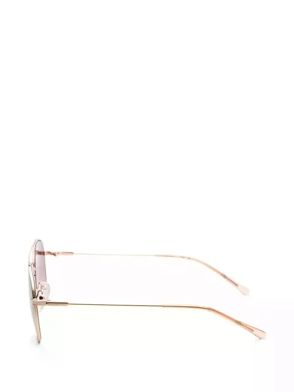 Calvin Klein Double-bridge Pilot Sunglasses