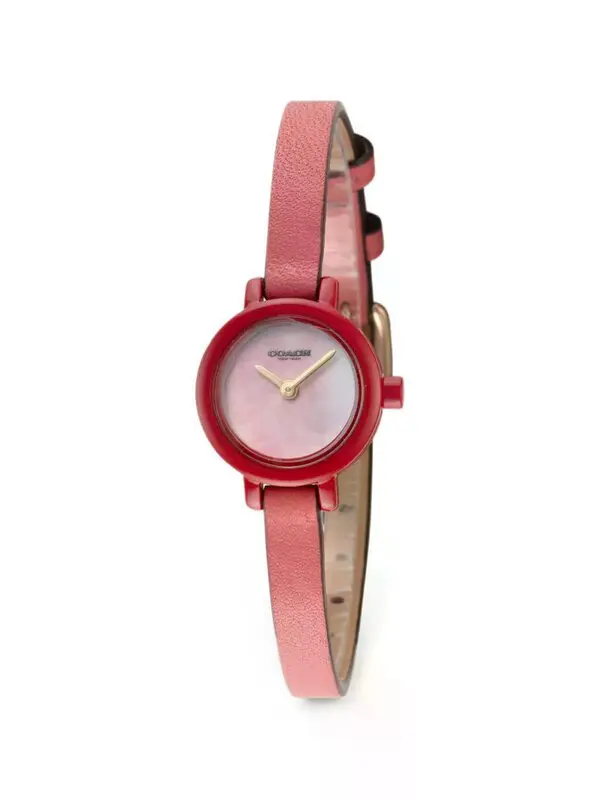 COACH Gracie Quartz Watch With Dial And Leather Strap