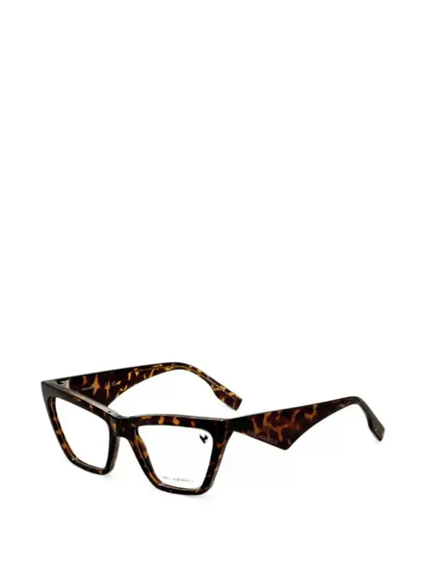 Karl Lagerfeld Tortoiseshell-effect Cat-eye Glasses