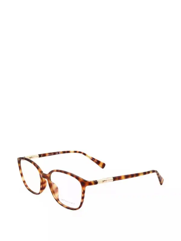 Longchamp Tortoiseshell-effect Geometric-frame Glasses