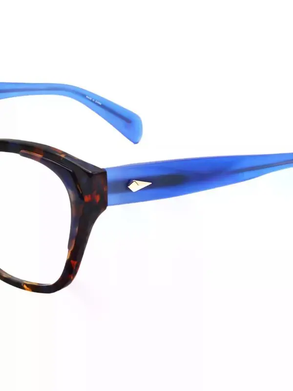 Rag & Bone Tortoiseshell-effect Squared-frame Glasses