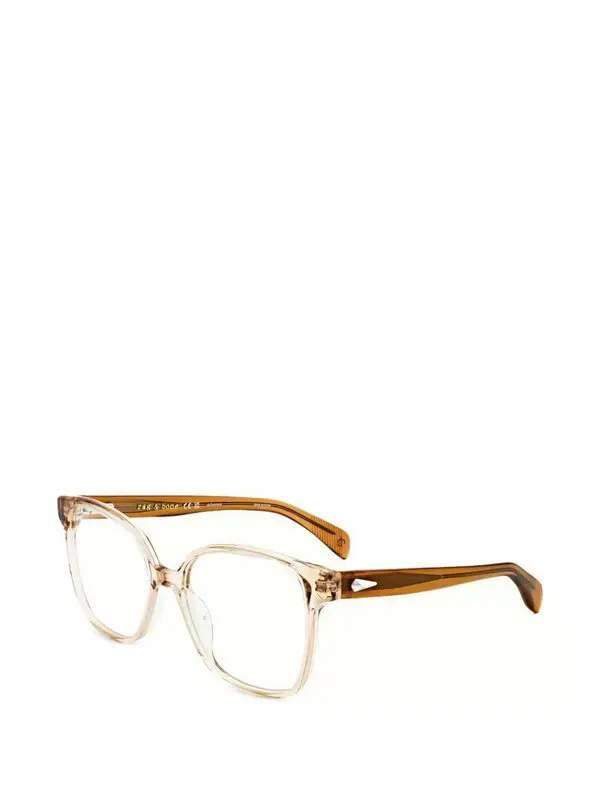 Rag & Bone Square Frame Eyeglasses - Neutrals