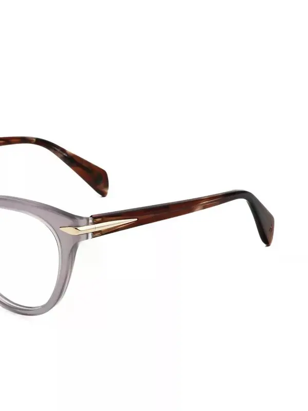 Rag & Bone Round Frame Eyeglasses - Grey