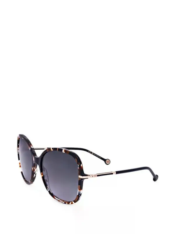 Carolina Herrera Tortoiseshell-effect Sunglasses