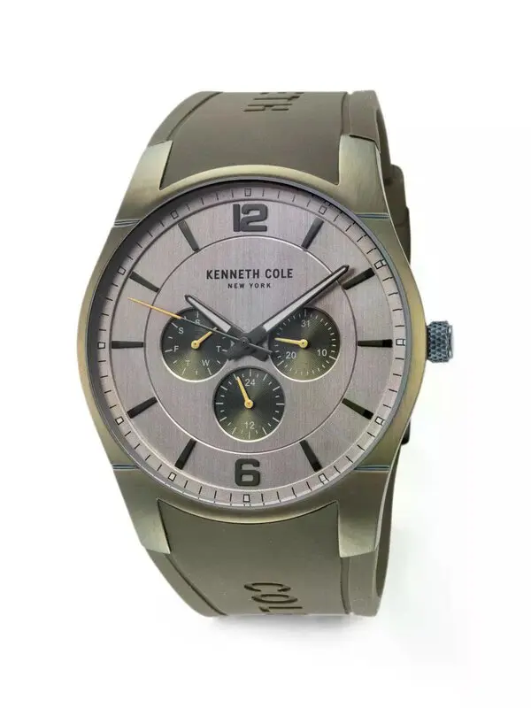 KENNETH COLE Chronograph Watch With Silicone Strap - Grey