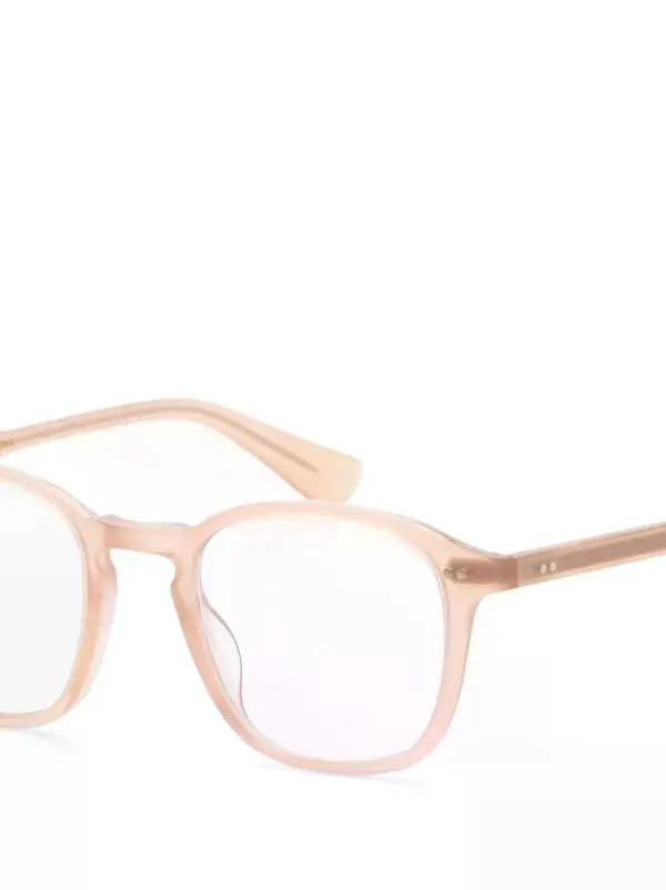 Garrett Leight Markus Square-frame Eyeglasses - Pink