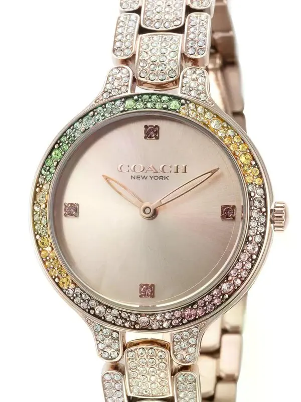 COACH Chelsea Crystal-embellished 32mm Watch