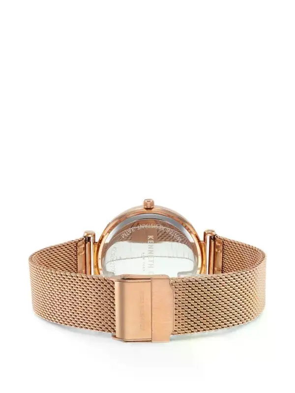 KENNETH COLE Crystal-embellished Mesh-bracelet 36mm Watch