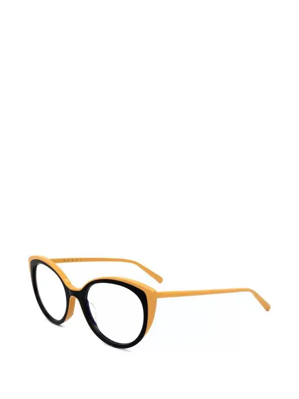 Marni Cat-eye Frame Glasses - Yellow