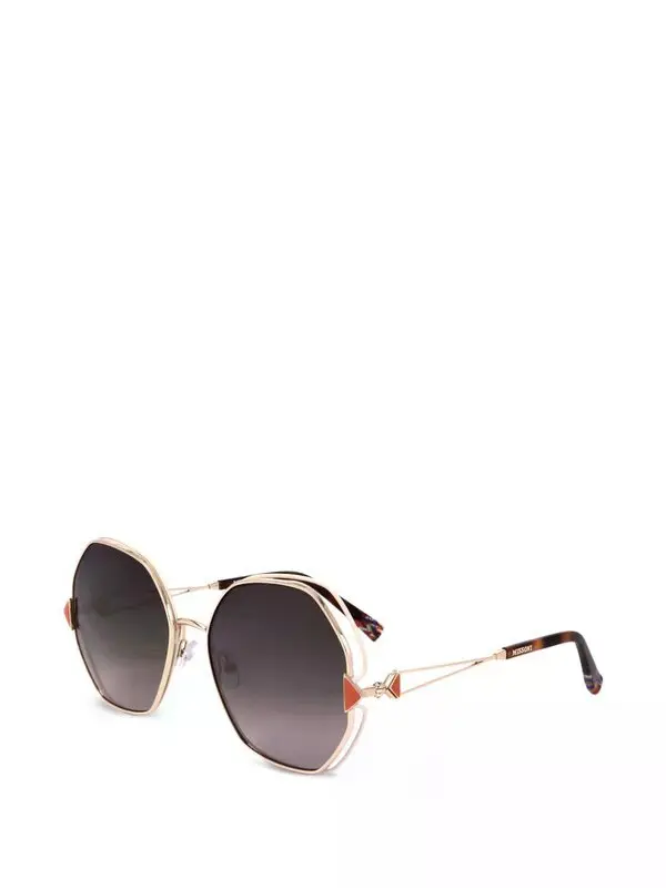 Missoni Geometric Frame Sunglasses