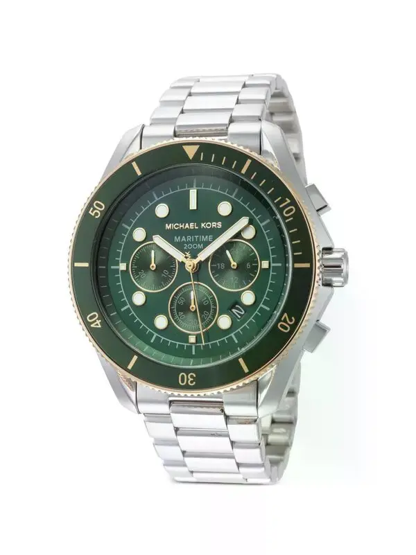 Michael Kors Oversized Maritime Two-tone Watch - Green