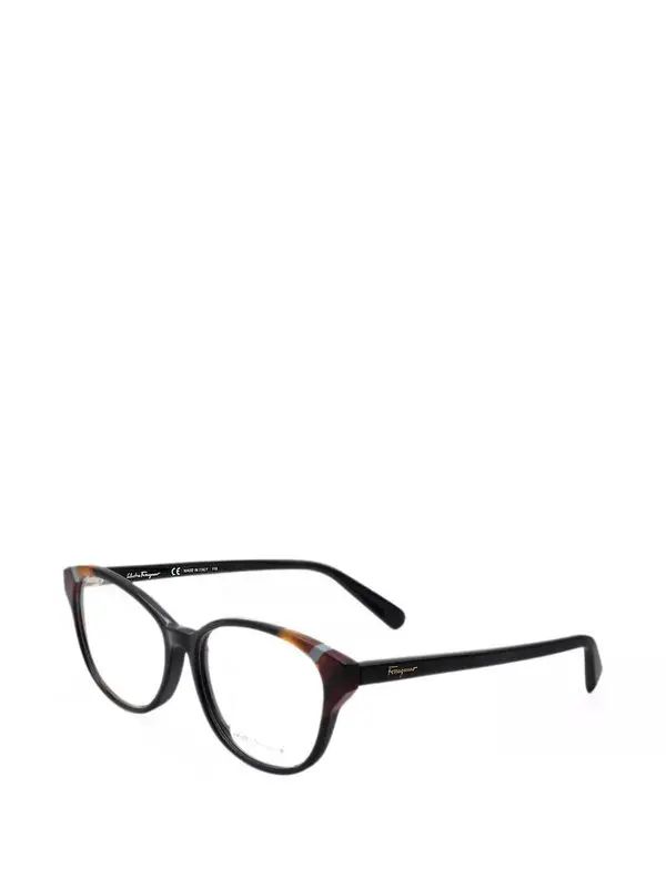 FERRAGAMO Round-frame Glasses - Brown