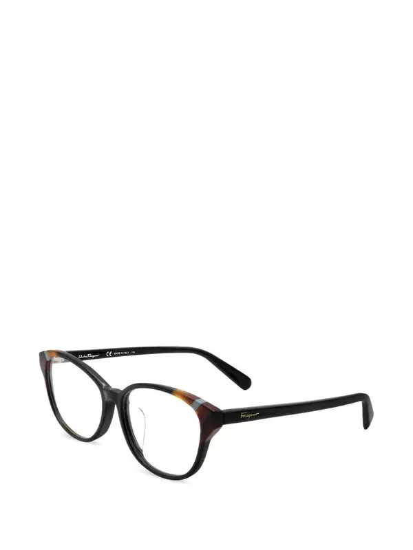 FERRAGAMO Round-frame Glasses - Brown