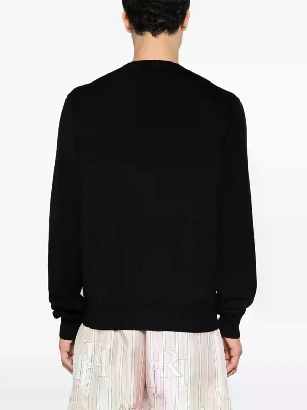 Amiri Logo-jacquard Wool-blend Jumper