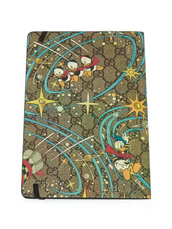 Gucci X Disney Donald Duck Gg Supreme Notebook