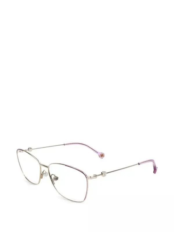 Carolina Herrera Geometric-frame Eyeglasses - Gold