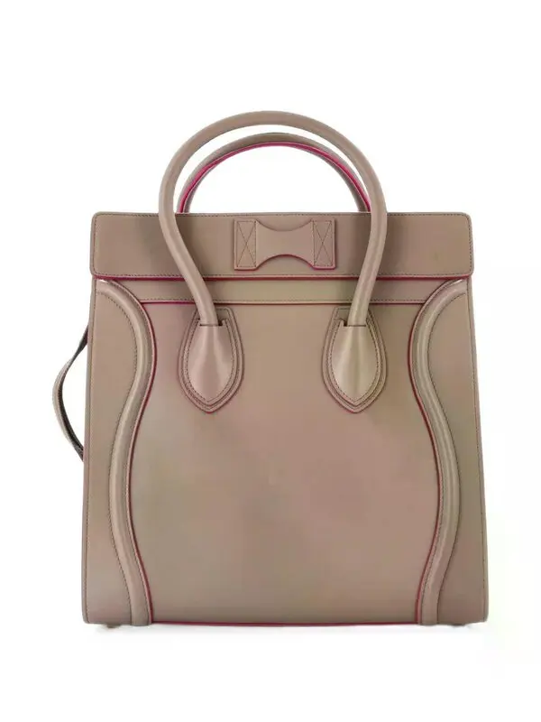 Celine Luggage Bag Smooth Leather Mini Tote Bag