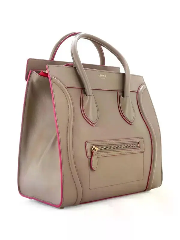 Celine Luggage Bag Smooth Leather Mini Tote Bag