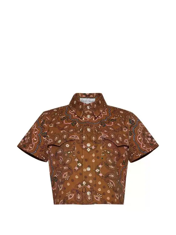 Cara Cara Paro Bandana-print Shirt