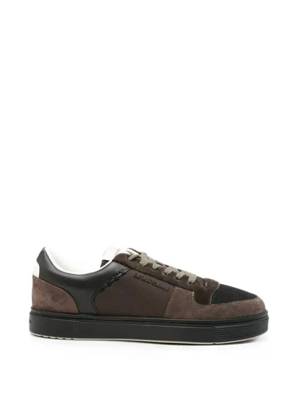 Emporio Armani Panelled Suede Sneakers