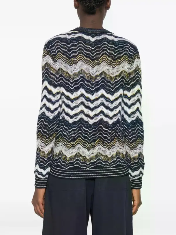 Missoni Zigzag-knit Crew Neck Sweater