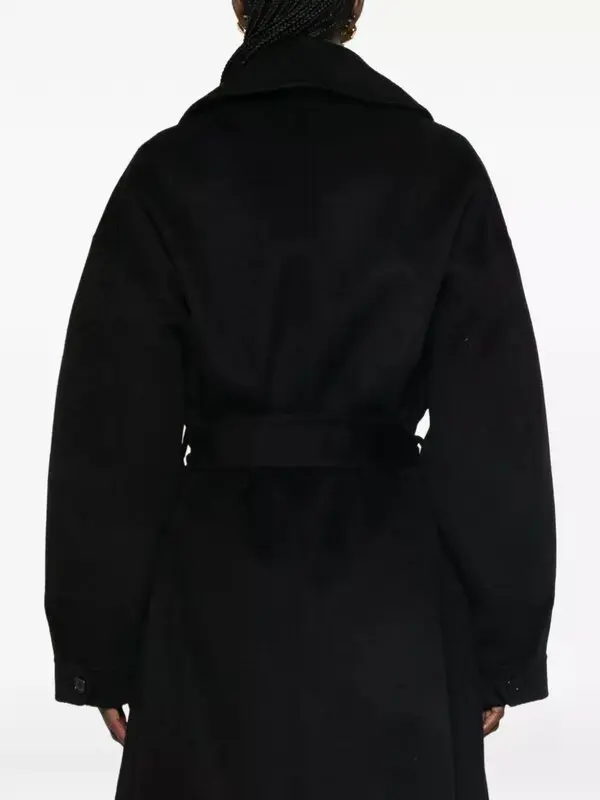 THE FRANKIE SHOP Belted Double-breasted Coat