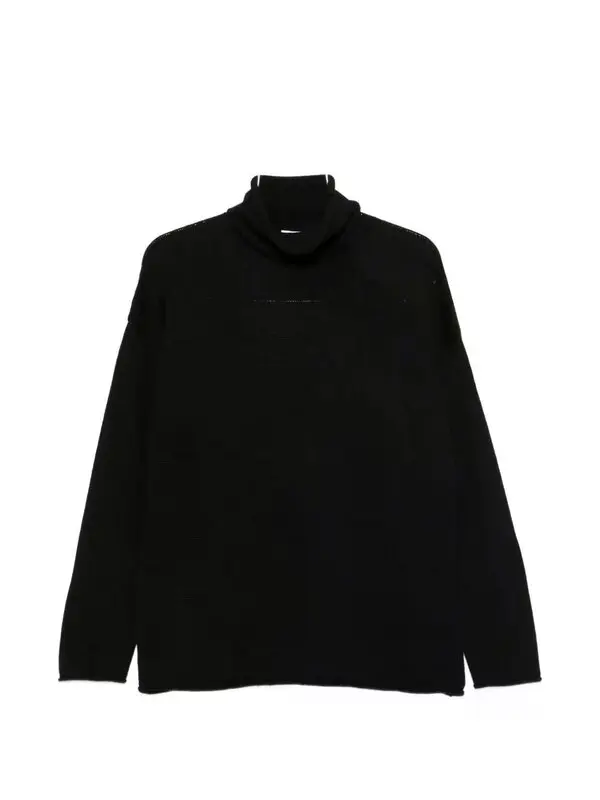 Alpha Studio Roll-neck Drop-shoulder Knit