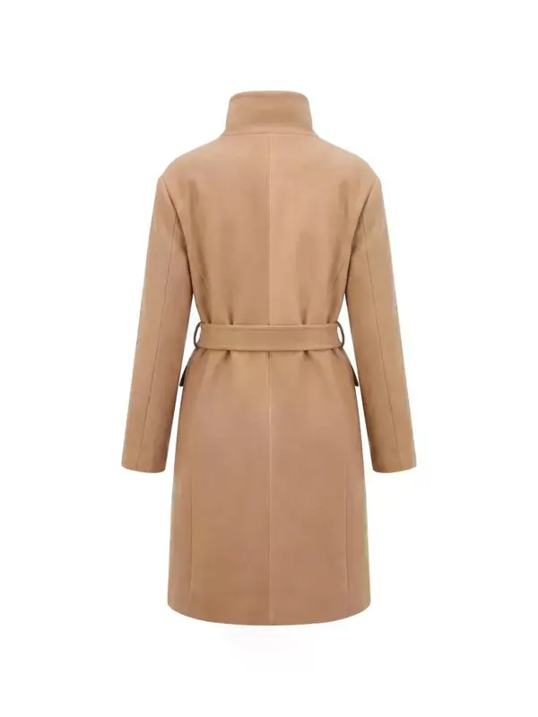 Pinko Wool-blend High Neck Belted Coat